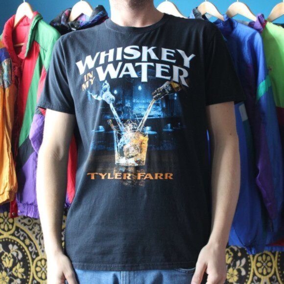 Gildan | Shirts | Tyler Farr Whisky In My Water Tour Tshirt | Poshmark